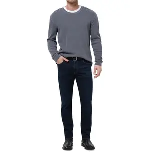 Citizens Of Humanity Waffle Long Sleeve Tee - Slate
