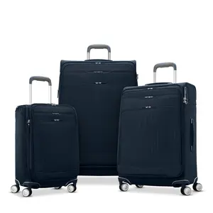 SAMSONITE Silhouette 18 Softside Carry On Spinner Suitcase - Deep Navy