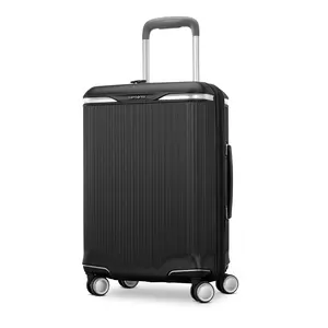 SAMSONITE Silhouette 18 Hardside Carry-on Spinner Suitcase - Black