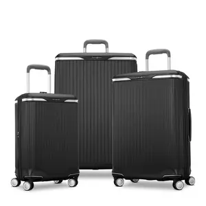 SAMSONITE Silhouette 18 Hardside Carry-on Spinner Suitcase - Black