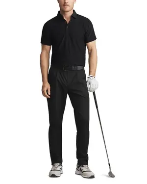 RHONE Regatta Pique Polo - Black