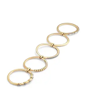 Bloomingdale'S Diamond Multi Row Ring In 14k Yellow