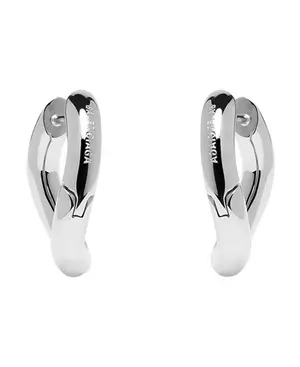 Balenciaga Loop Xs Hoop Earrings