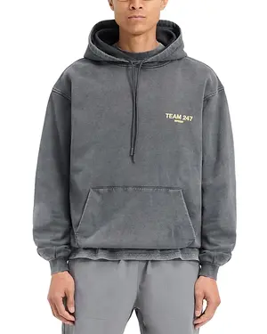 Men's Gray Oversized Sweatshirts Hoodies