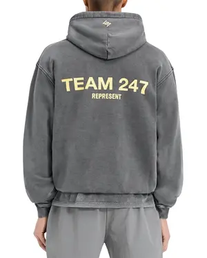 247 BY REPRESENT Name' Represent Team Oversized Pullover Hoodie - Pewter
