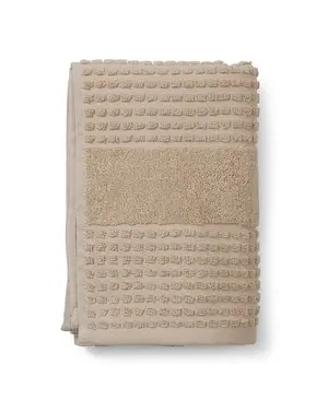 JUNA Check Hand Towel - Sand
