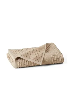 JUNA Check Bath Towel - Sand