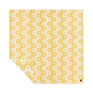 SLOWTIDE Botanical Waves Blanket - Yellow