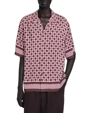 Sandro Loose-fit Shirt - Baby Pink