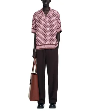 Sandro Loose-fit Shirt - Baby Pink