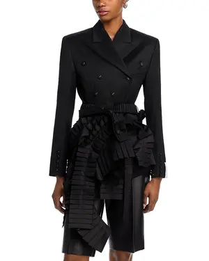 Rokh Pleated Blazer