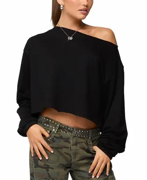 Off The Shoulder Sweatshirts Hoodies For Women