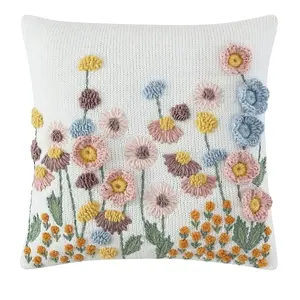 PERI HOME 3d Petals Decorative Pillow, 18 X 18 - Multi