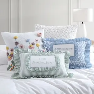 PERI HOME 3d Petals Decorative Pillow, 18 X 18