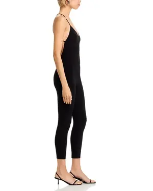 Norma Kamali Fara Low Back Slip Catsuit