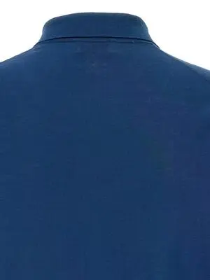 BALLANTYNE Ultralight Cotton Polo Shirt - Blue