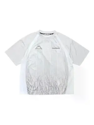 Acne Studios X Kappa Logo T-Shirt - Grey | Editorialist