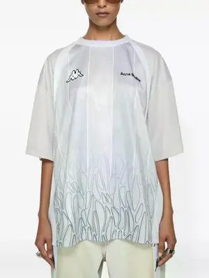 Acne Studios X Kappa Logo T-Shirt - Grey | Editorialist