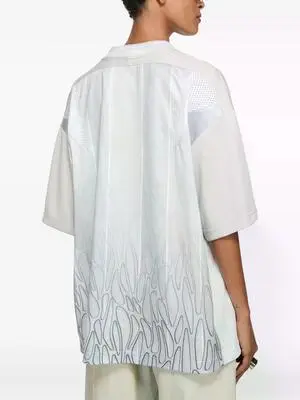 Acne Studios X Kappa Logo T-Shirt - Grey | Editorialist