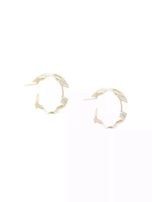 COUNTY OF MILAN Marcelo Burlon County Logo Earrings - Gold