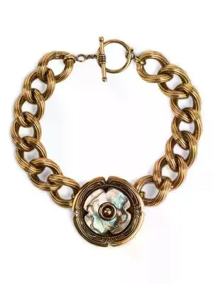 Etro Floral-motif Necklace - Gold