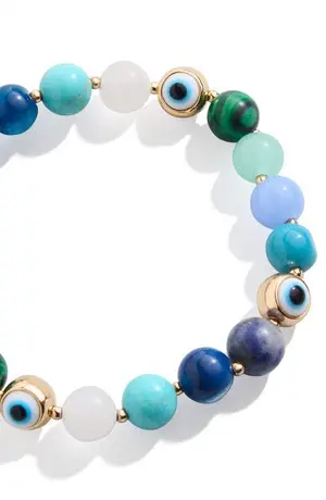 Baublebar Evil Eye Beaded Stretch Bracelet