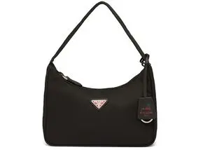Prada Re-edition 2000 Nylon Bag Mini - Black/red