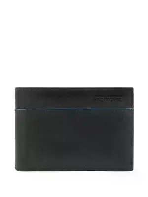 PIQUADRO Logo-lettering Wallet - Black