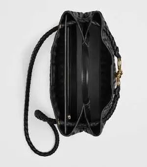 Bottega Veneta Leather Andiamo Top-handle Bag - Grey