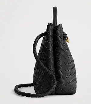 Bottega Veneta Leather Andiamo Top-handle Bag - Grey