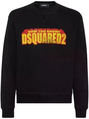 Dsquared2 Logo-print Sweatshirt - Black