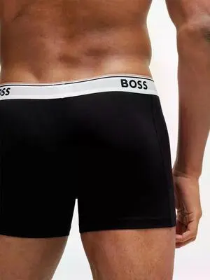 BOSS Three-pack Of Boxer Briefs In Stretch Cotton