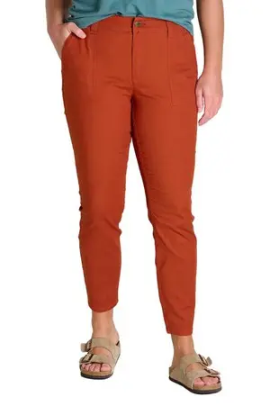 TOAD & CO Earthworks Ankle Pant - Cinnamon