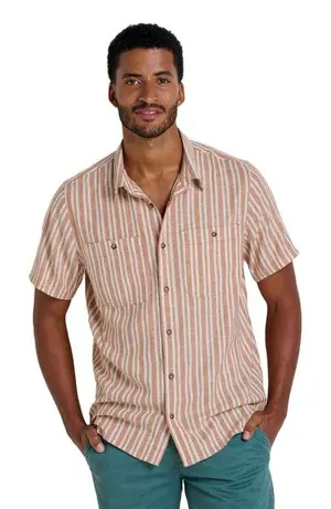 TOAD & CO Taj Hemp Shirt Salt Dobby