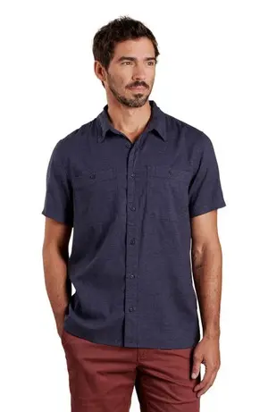 TOAD & CO Taj Hemp Shirt True Navy