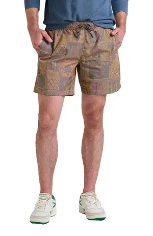 TOAD & CO Boundless Pull-on Short - Kelp Patchwork Print