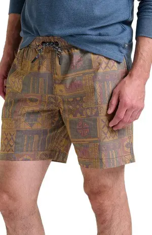 TOAD & CO Boundless Pull-on Short - Kelp Patchwork Print