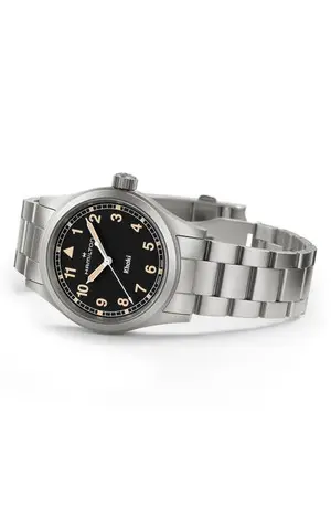 Hamilton Khaki Field Bracelet Watch - Black