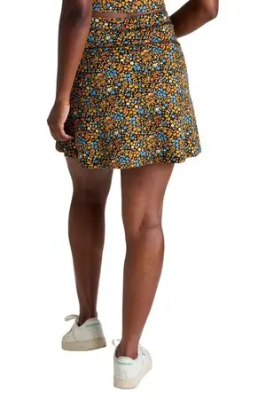 TOAD & CO Seleena Skort - Black Ditsy Print