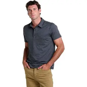 TOAD & CO Tempo Short Sleeve Polo Soot