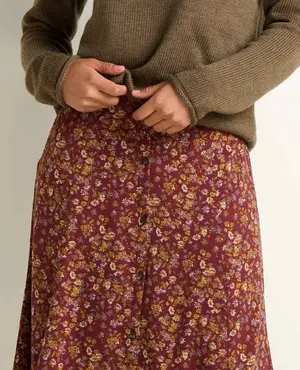 TOAD & CO Manzana Paneled Midi Skirt