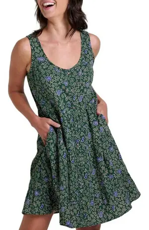TOAD & CO Manzana Tiered Sleeveless Dress - Pasture Floral Print