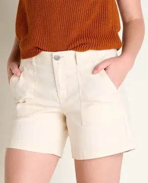TOAD & CO Earthworks Camp Short With Floral Print - Salt