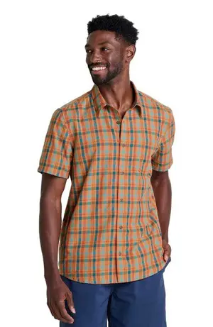 TOAD & CO Airscape Short Sleeve Shirt Hazel Check