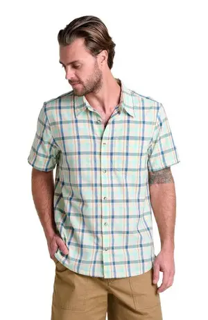 TOAD & CO Airscape Short Sleeve Shirt - Lichen Check