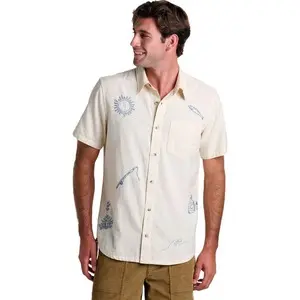 TOAD & CO Airscape Embroidered Shirt Salt Embroidery