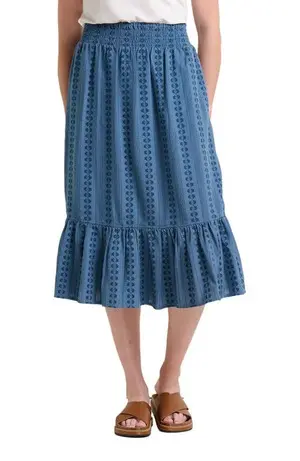 TOAD & CO Cipher Midi Skirt - North Shore