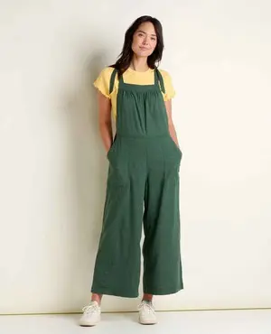 TOAD & CO Taj Hemp Overall - Cilantro