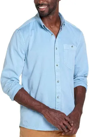 TOAD & CO Arroyo Twill Long Sleeve Shirt - Skyway