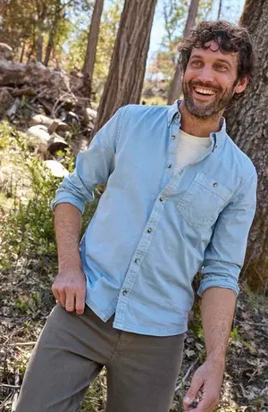 TOAD & CO Arroyo Twill Long Sleeve Shirt - Skyway